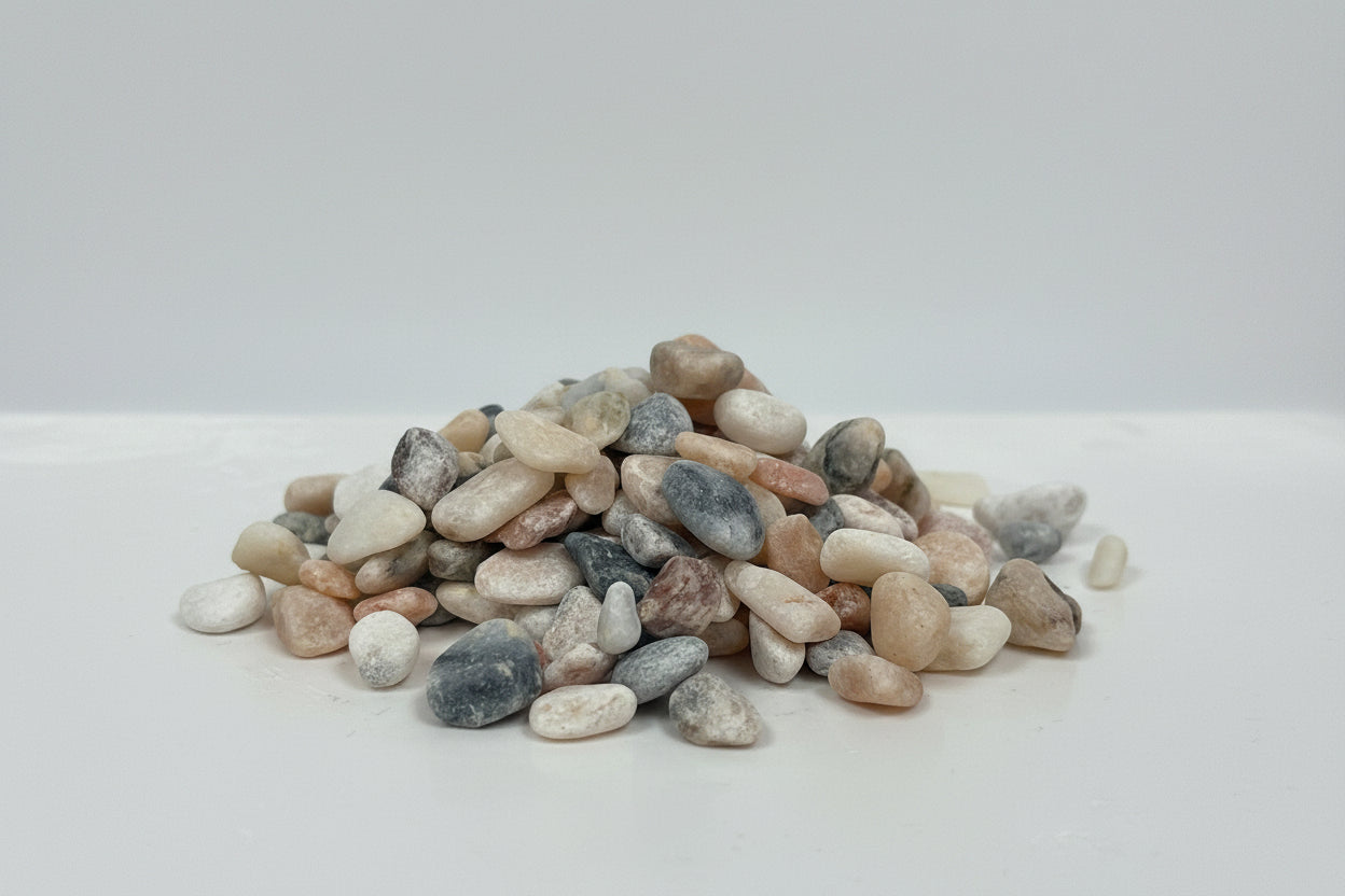 White Pink Pebble - Vetonek