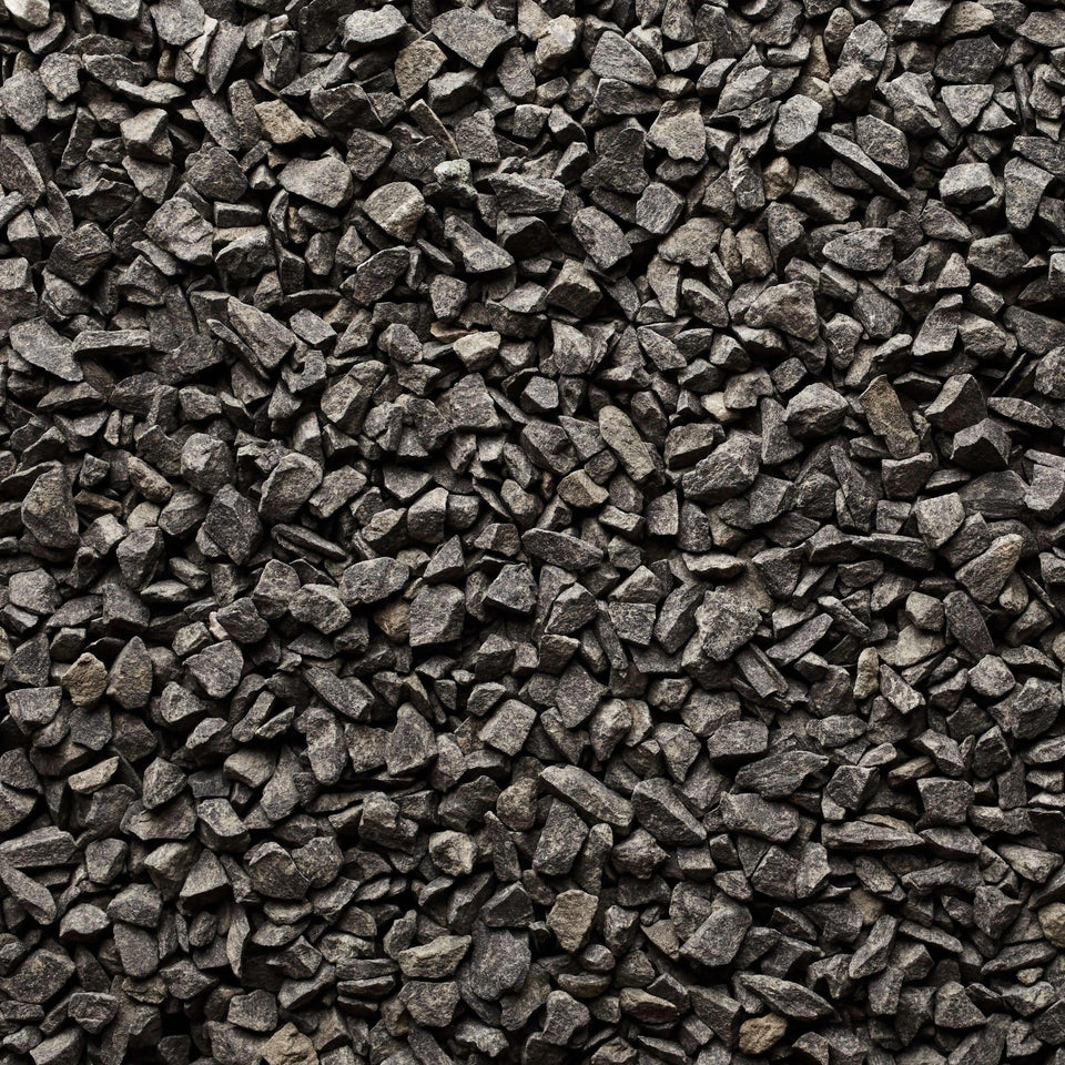 Grava basalto gris oscuro negro, gravilla basalto jardineria y acuarios