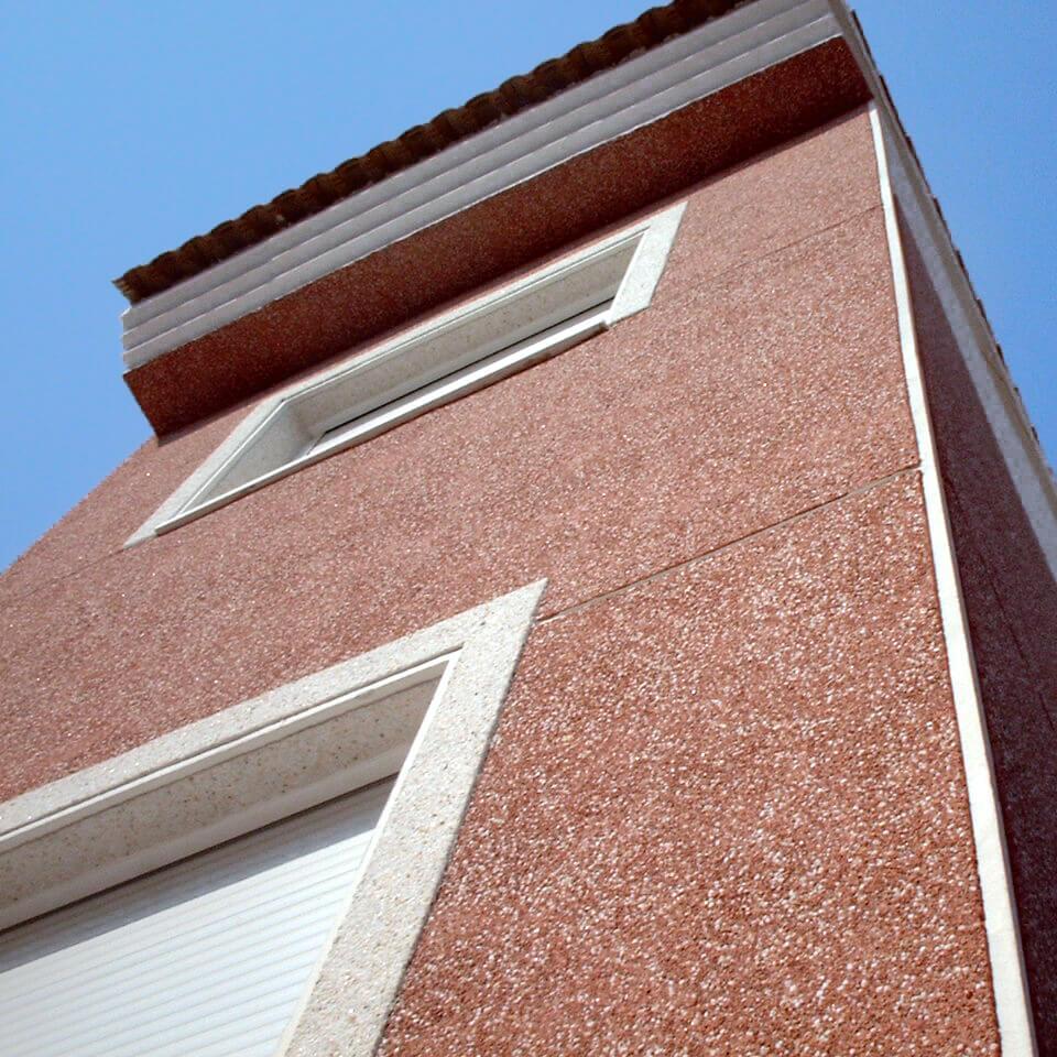 Árido Proyectado Mortero Monocapa - Fachadas